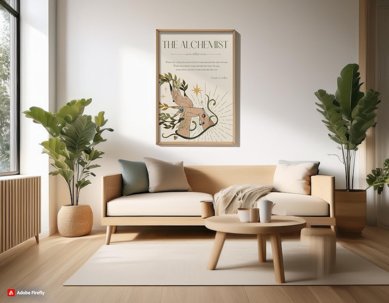 The Alchemist by Paulo Coelho - Motivational Aesthetic Art Printable - Etsy