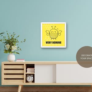 Very Demure Printable Poster Bee Wall Digital Art Instant Download ...