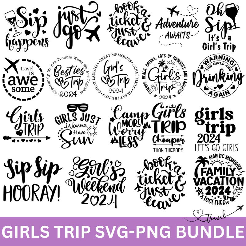 Girls Trip Svg - Etsy