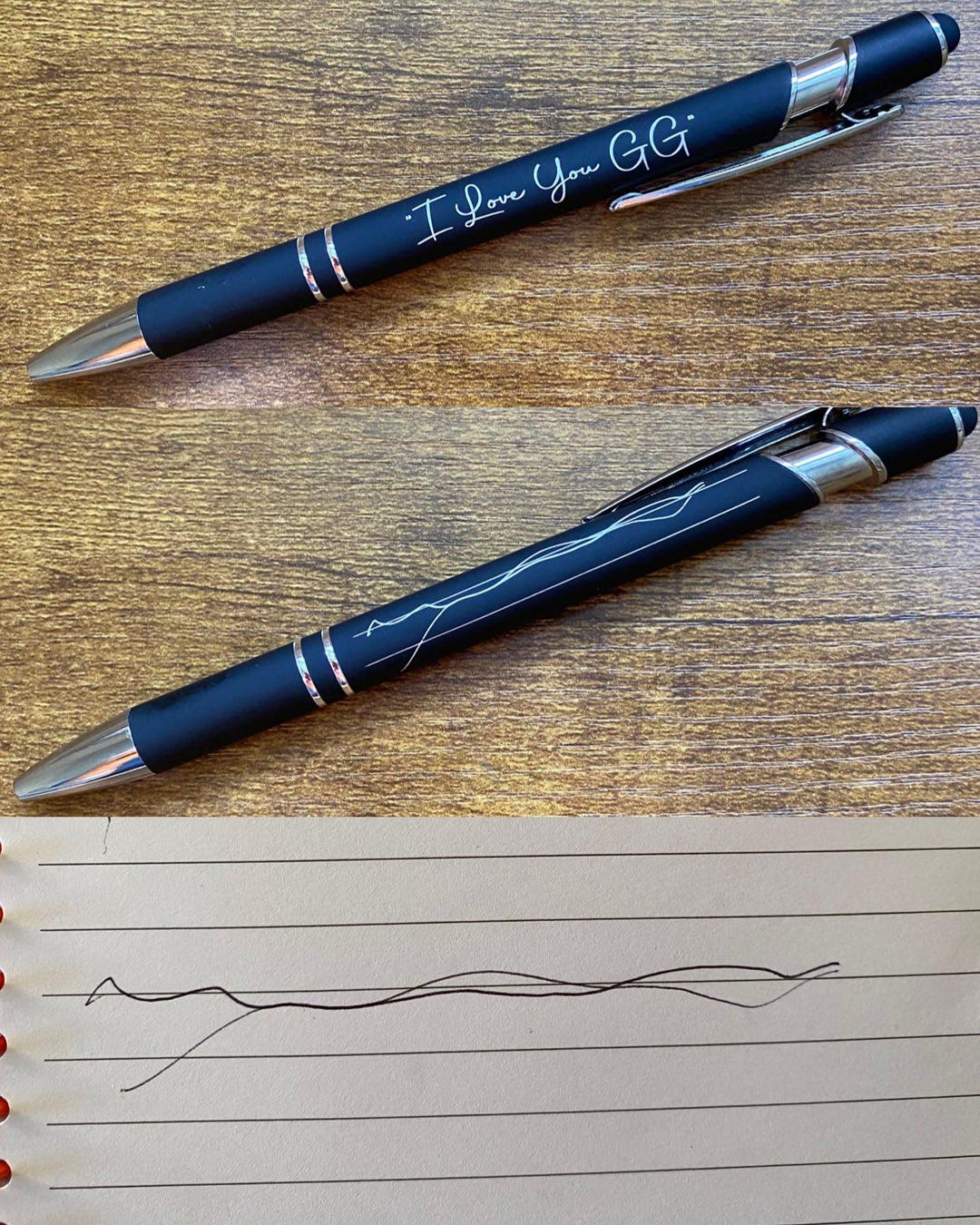 Custom Ink Pens W/ Stylus - Etsy