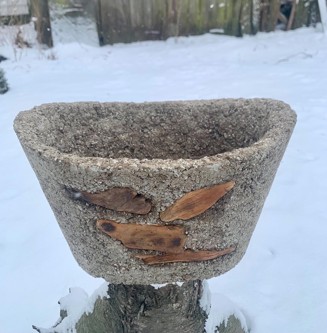 Duck Inlay Hypertufa Basin (do You See the Duck or is It Just Me?) 12 ...