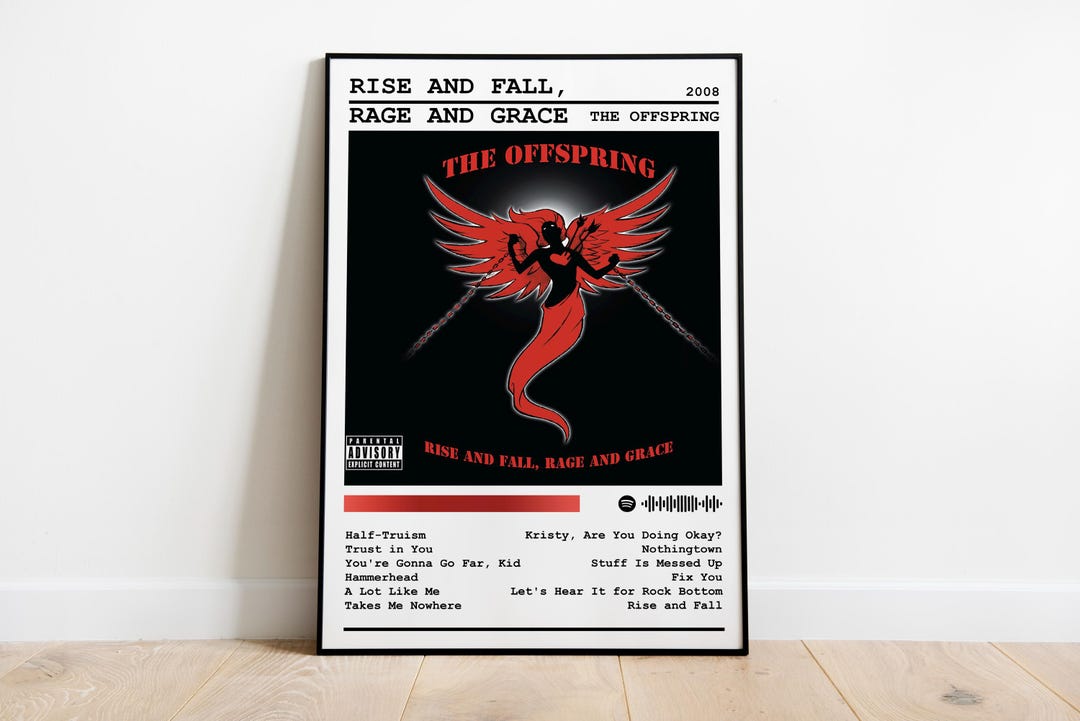 The Offspring Poster Print | Rise and Fall, Rage and Grace Album Poster ...