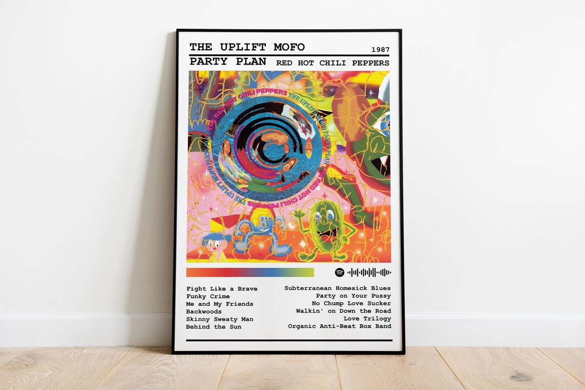 Red Hot Chili Peppers Poster Print | the Uplift Mofo Party Plan Album ...