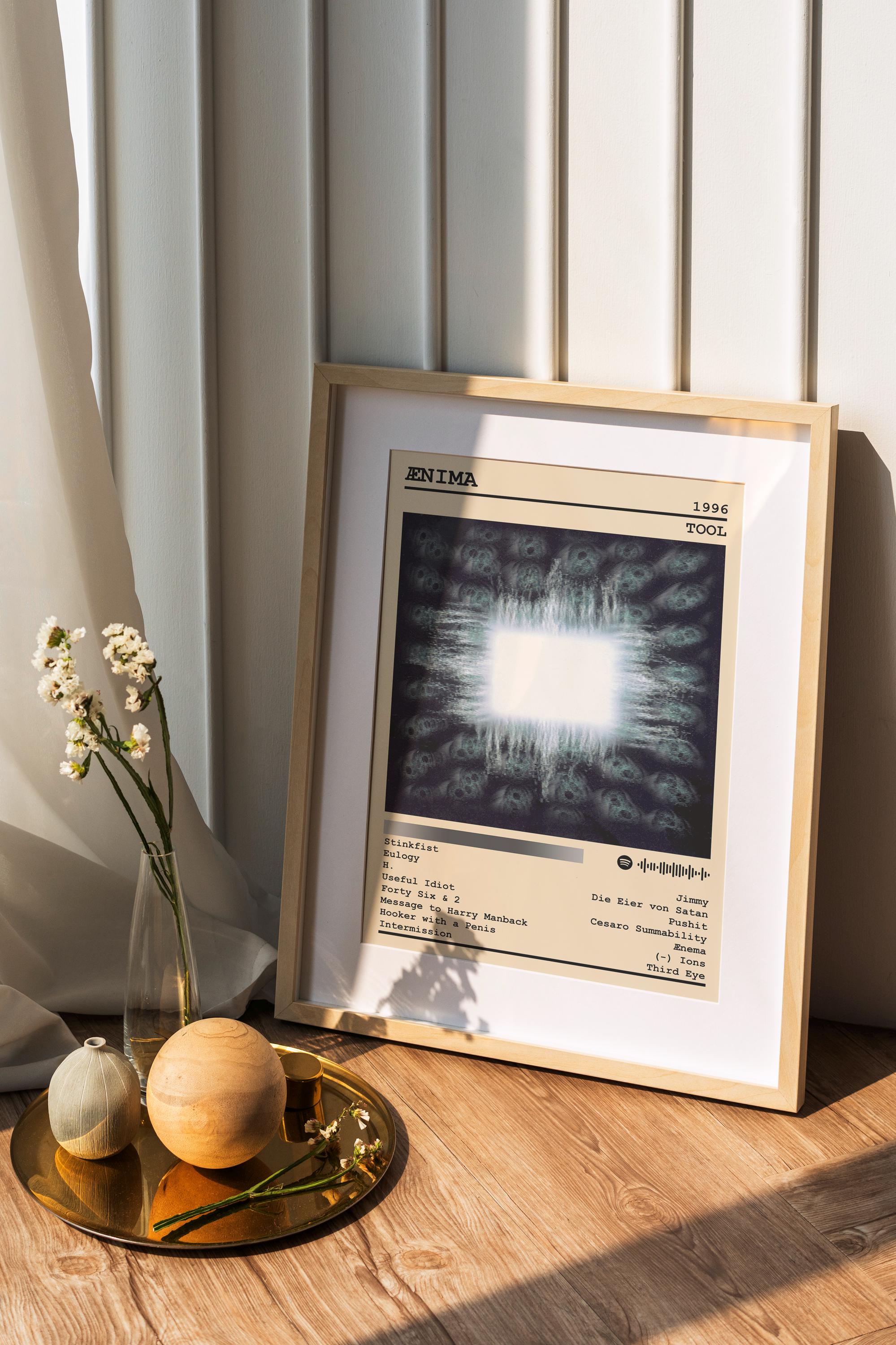 Tool Poster Print | Aenima Album Poster | Music Poster | Album Cover ...