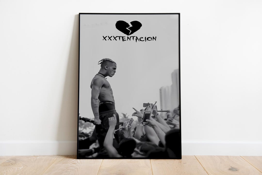 Xxxtentacion Poster Print | Artist Poster | Music Poster | Wall Decor ...