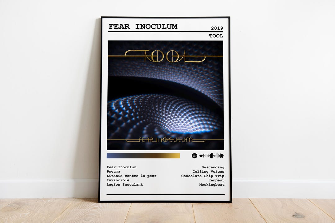 Tool Poster Print | Fear Inoculum Album Poster | Music Poster | Album ...