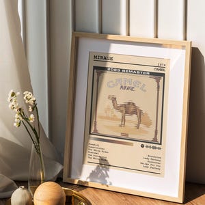 Camel Poster Print | Mirage Album Poster | Music Poster | Album Cover ...