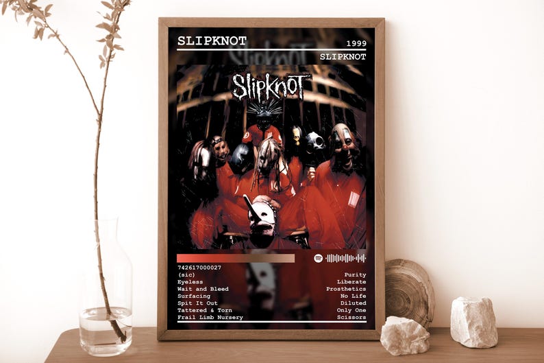 Slipknot Poster Print | Slipknot Album Poster | Music Poster | Album ...