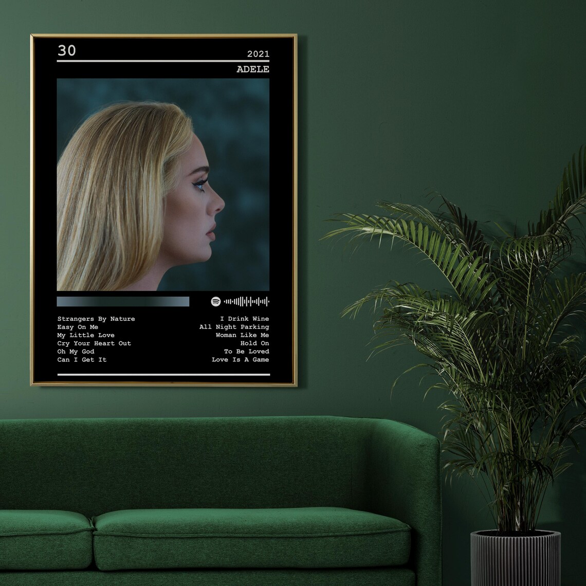 Adele Poster Print | 30 Album Poster | Music Poster | Album Cover ...