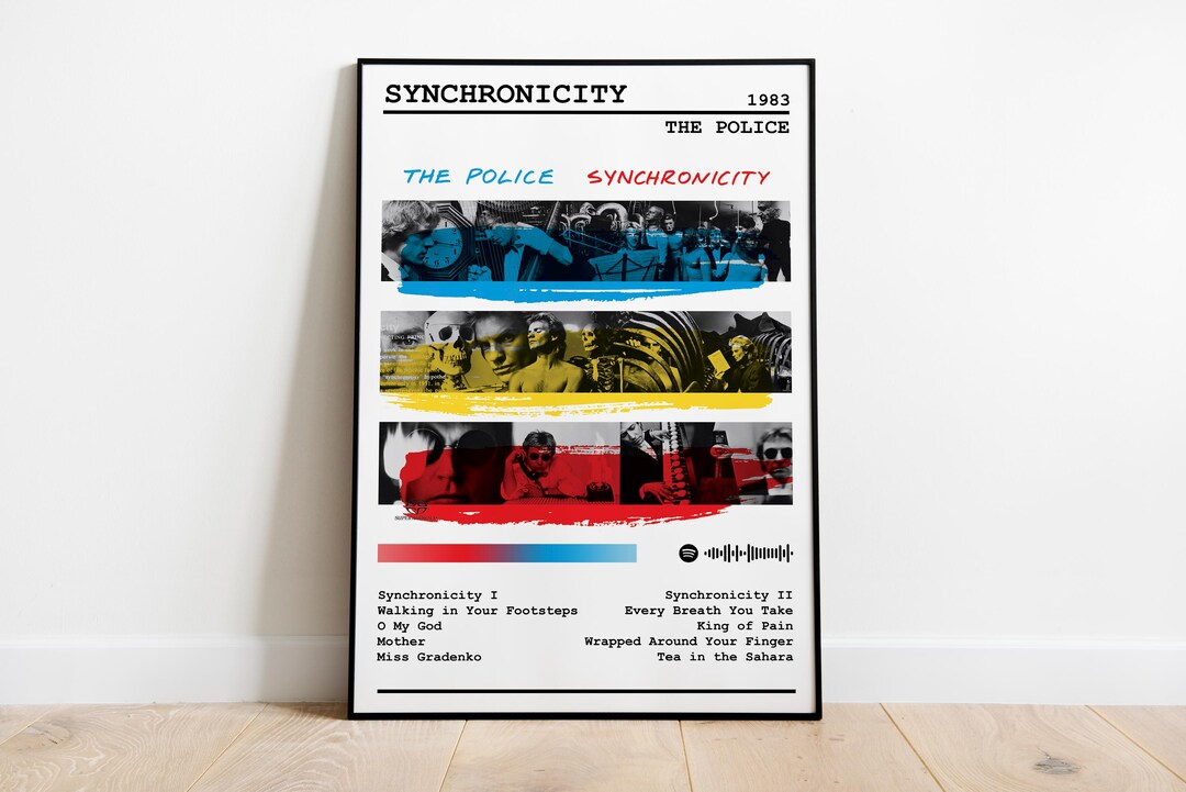 The Police Poster Print | Synchronicity Album Poster | Music Poster ...