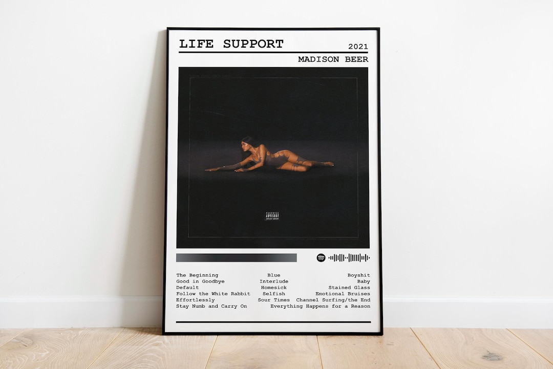 Madison Beer Poster Print | Life Support Album Poster | Music Poster ...