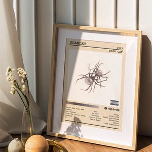 Doja Cat Poster Print | Scarlet Album Poster | Music Poster | Album ...