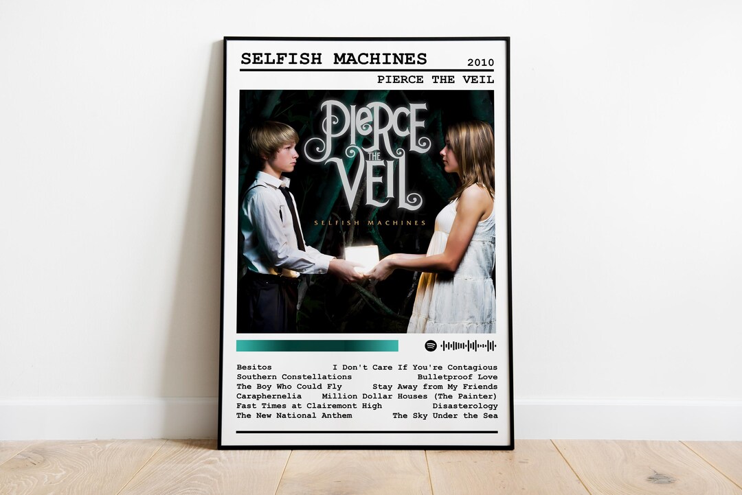 Pierce the Veil Poster Print | Selfish Machines Album Poster | Music ...