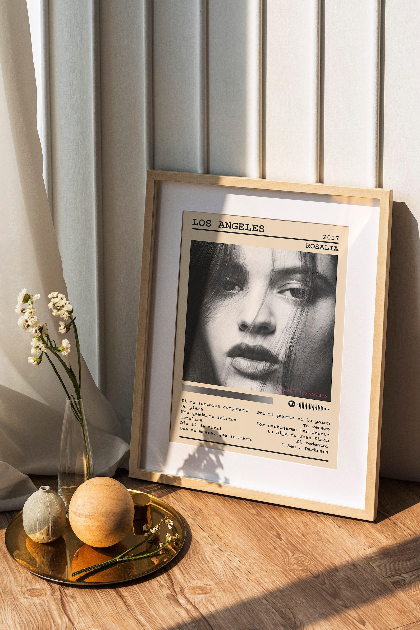 Rosalia Poster Print | Los Angeles Album Poster | Music Poster | Album ...
