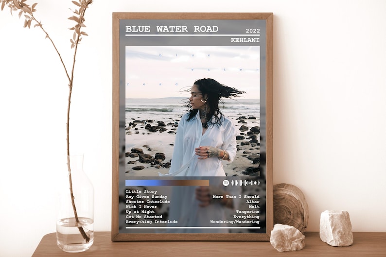 Kehlani Poster Print | Blue Water Road Album Poster | Music Poster ...