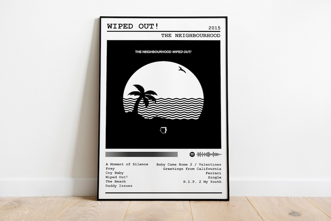 The Neighbourhood Poster Print | Wiped Out! Album Poster | Music Poster ...
