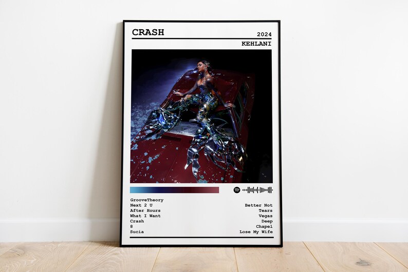 Kehlani Poster Print | Crash Album Poster | Music Poster | Album Cover ...