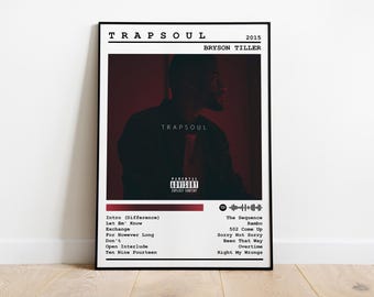 Bryson Tiller Poster Print | Music Poster | Album Cover Poster | Wall ...