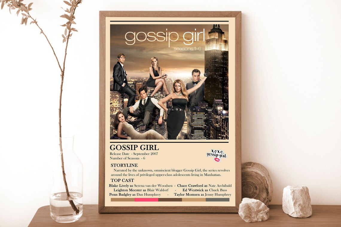 Gossip Girl TV Show Poster | Gossip Girl TV Serie Poster Print | Gossip ...