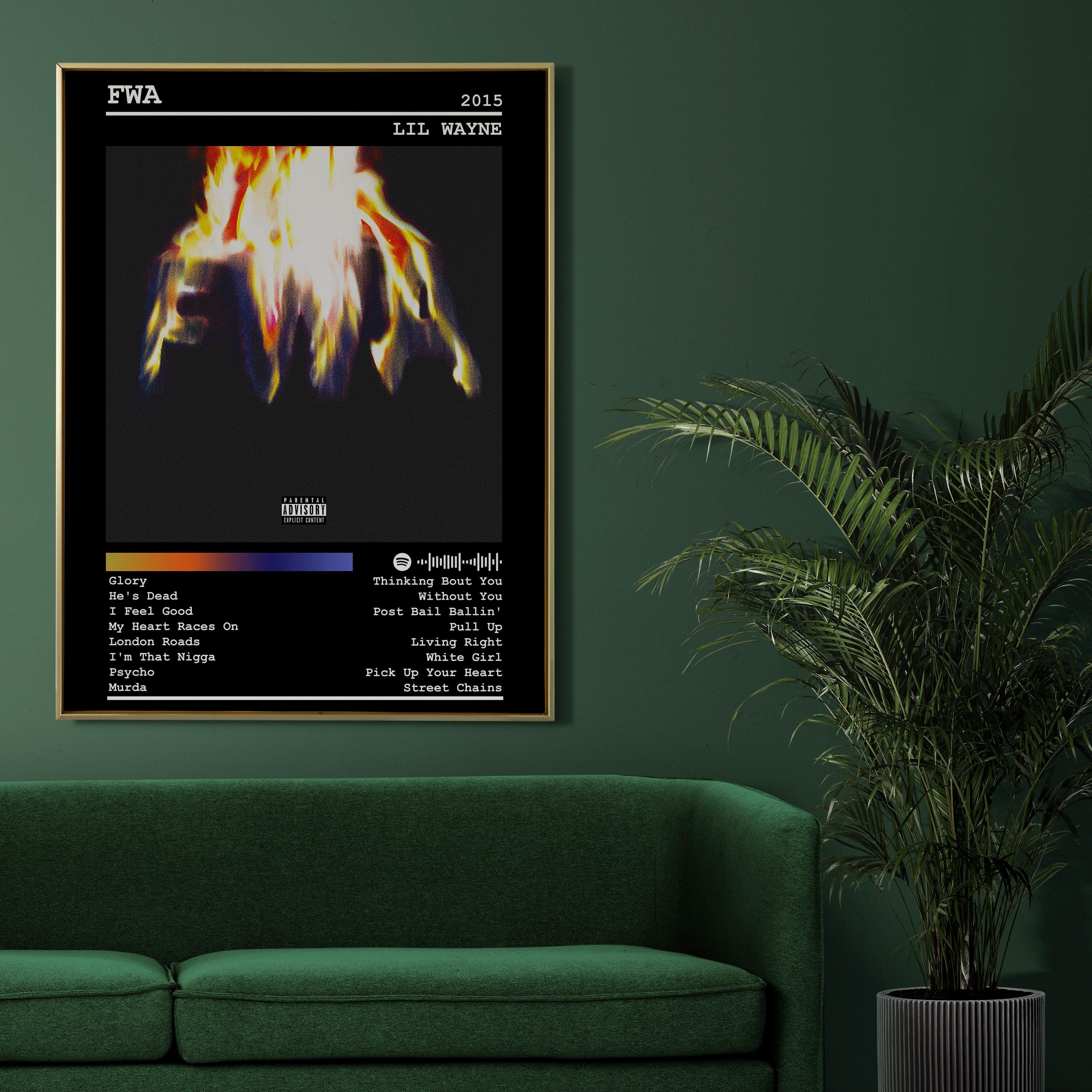 Lil Wayne Poster Print | FWA Album Poster | Music Poster | Album Cover ...