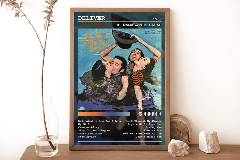 The Mamas and the Papas Poster Print | Deliver Album Poster | Music ...