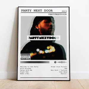 Party Next Door Print | Party Next Door Album Poster | Music Poster ...