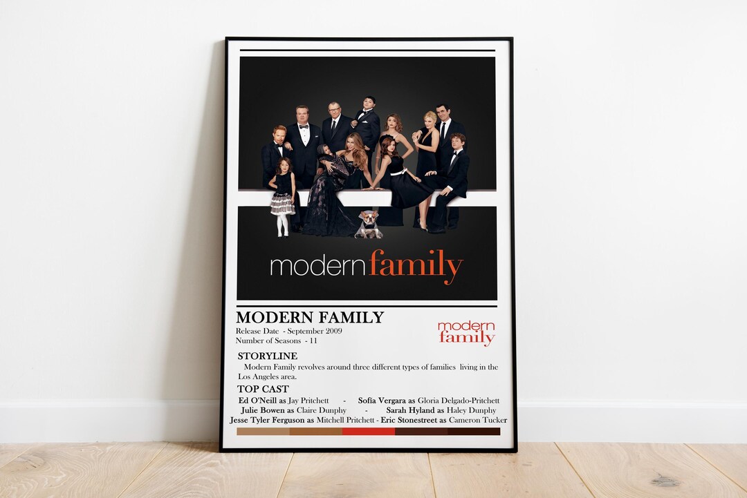 Modern Family TV Show Poster | Modern Family TV Serie Poster Print ...