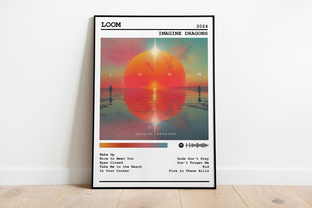Imagine Dragons Poster Print | LOOM Album Poster | Music Poster | Album ...