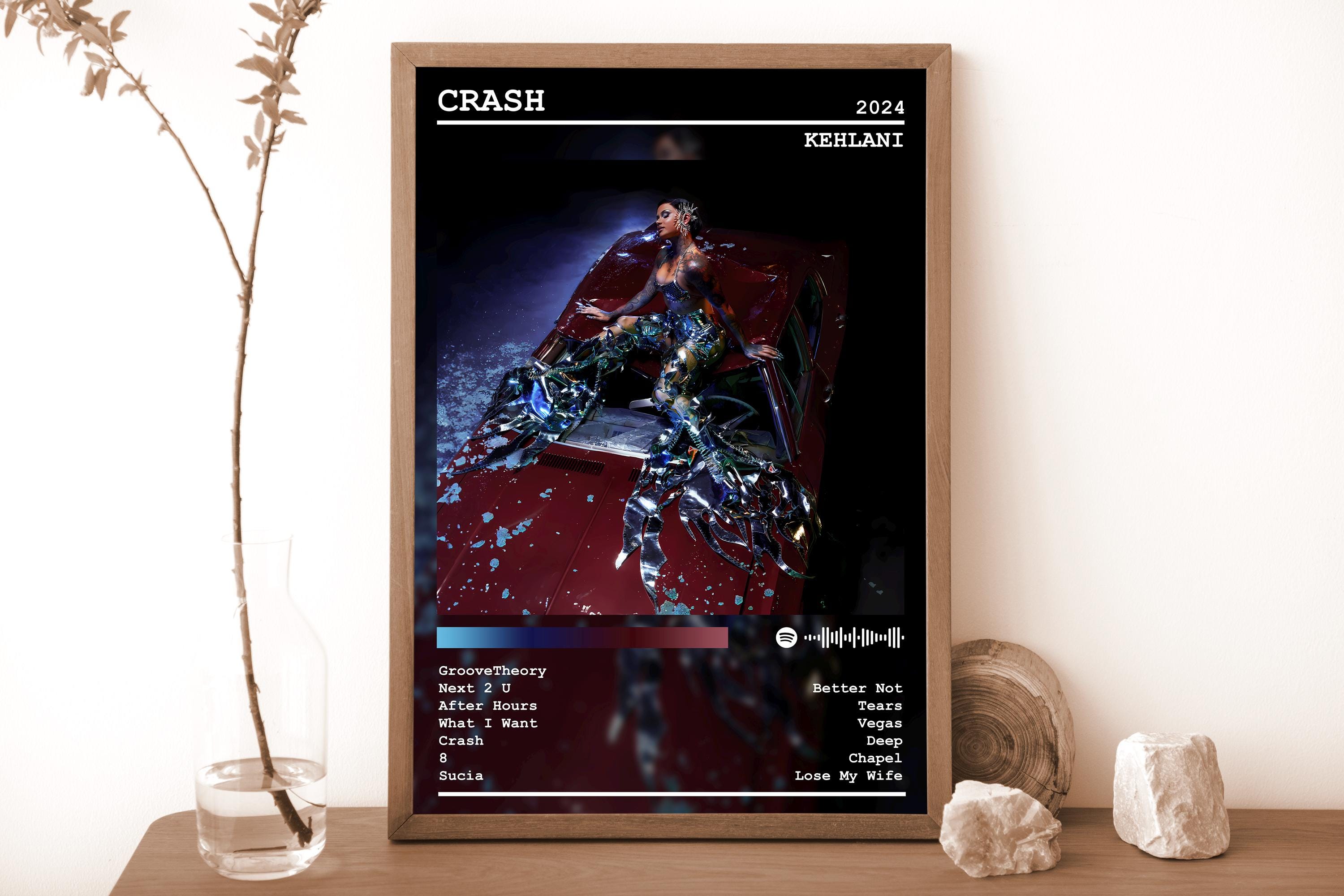 Kehlani Poster Print | Crash Album Poster | Music Poster | Album Cover ...