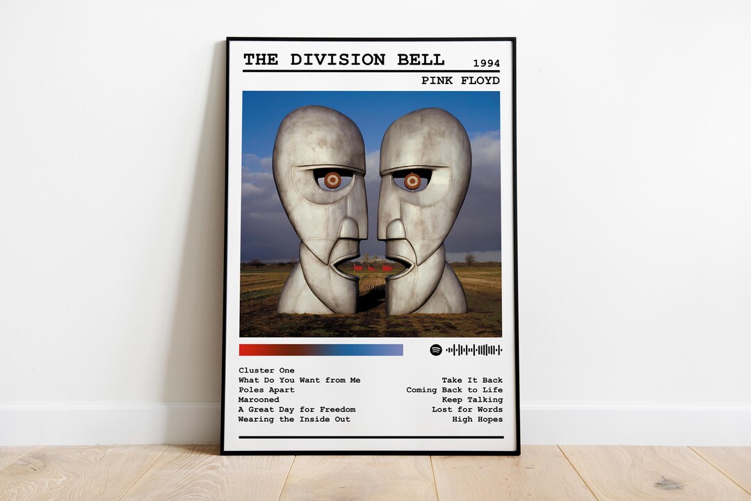 Pink Floyd Poster Print | the Division Bell Album Poster | Music Poster ...