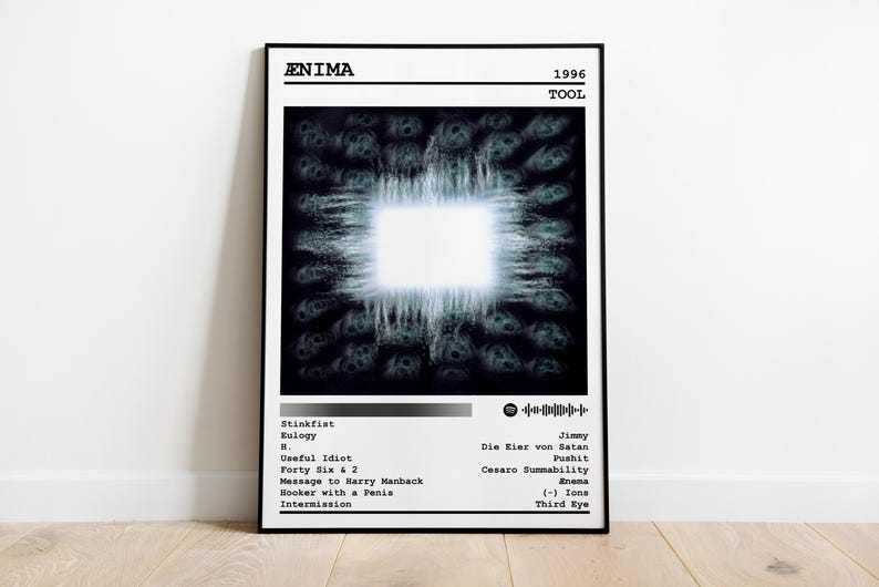 Tool Poster Print | Aenima Album Poster | Music Poster | Album Cover ...