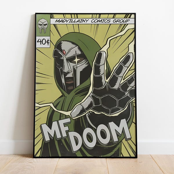 Mf Doom Poster - Etsy
