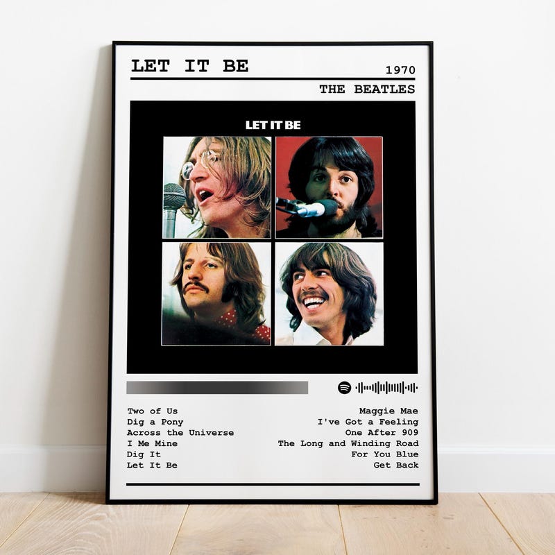 Let It Be Beatles - Etsy
