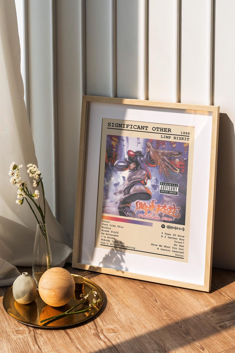 Limp Bizkit Poster Print | Significant Other Album Poster | Music ...