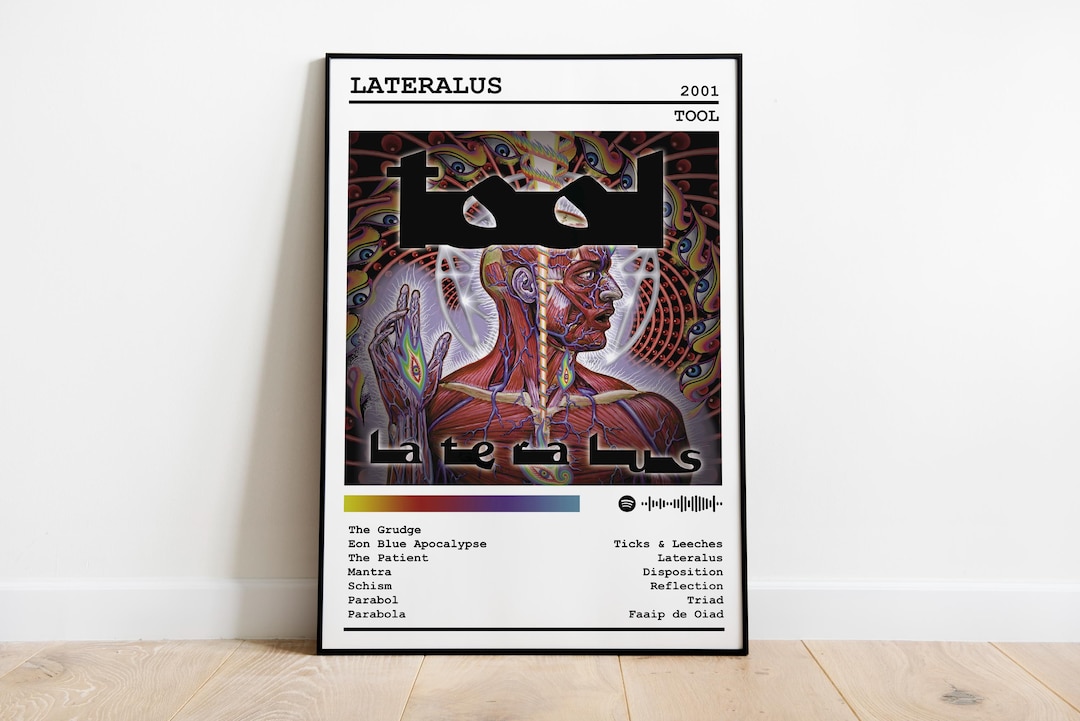 Tool Poster Print | Lateralus Album Poster | Music Poster | Album Cover ...