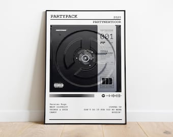 Party Next Door Print | Party Next Door Album Poster | Music Poster ...