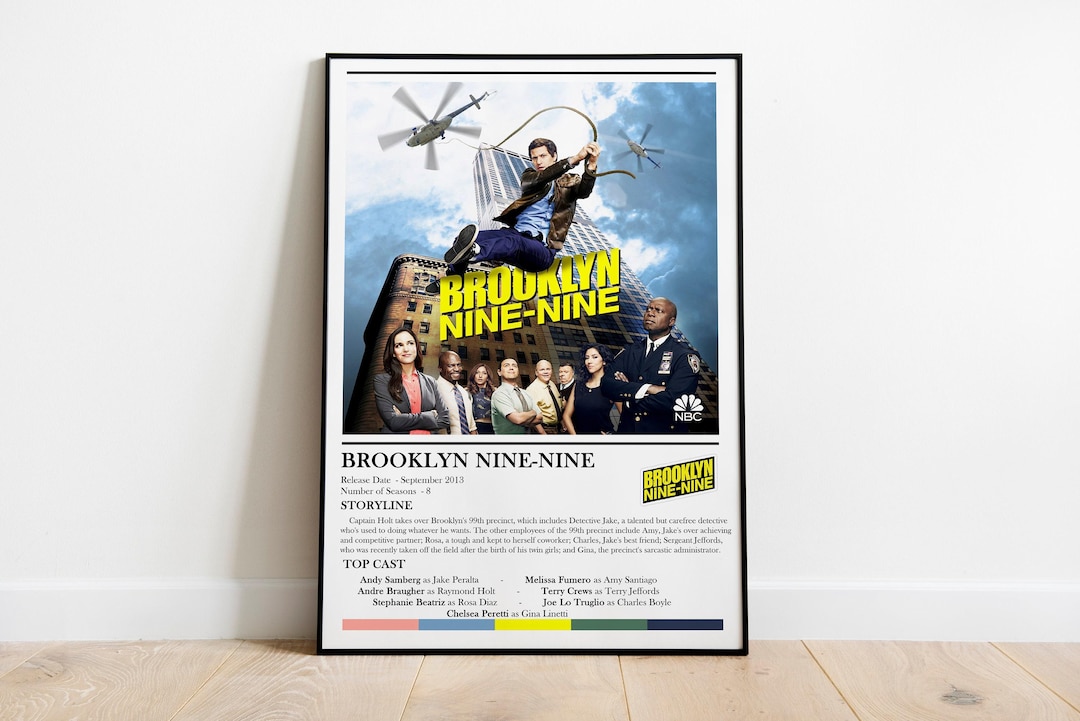 Brooklyn Nine Nine TV Show Poster | B99 TV Serie Poster Print | B99 ...