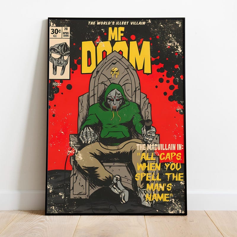 Mf Doom Art - Etsy