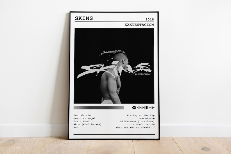 Xxxtentacion Poster Print Skins Album Poster Music Poster Album Cover ...