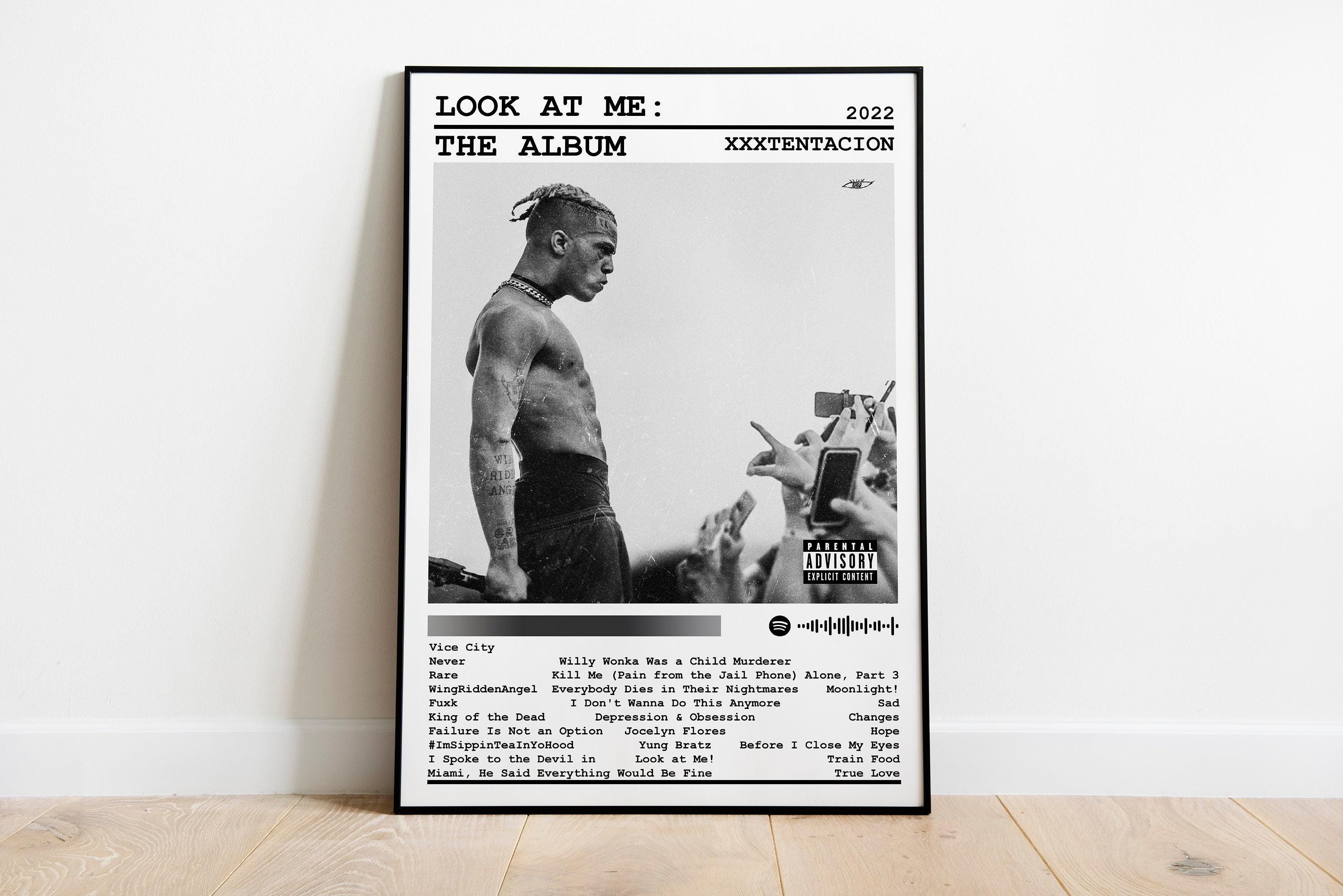 Xxxtentacion Poster Print | Look at Me Album Poster | Music Poster ...