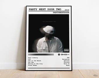 Party Next Door Print | Party Next Door Album Poster | Music Poster ...