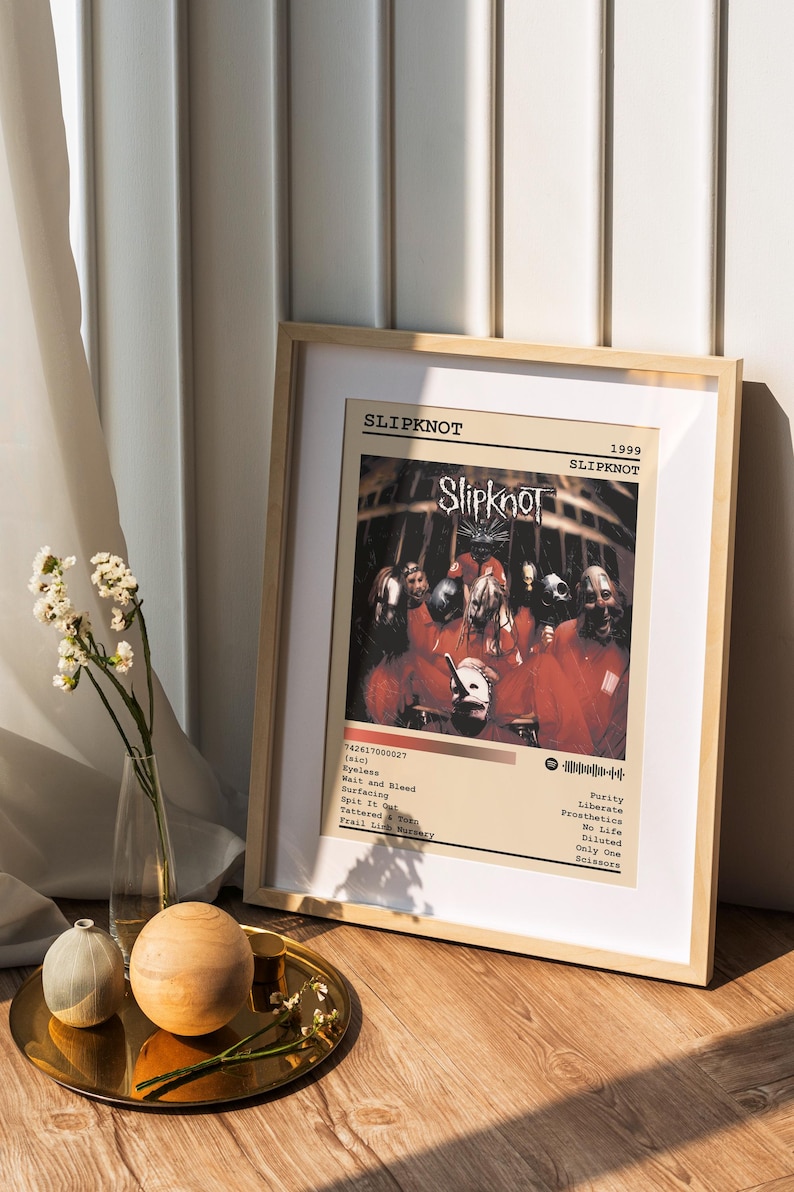 Slipknot Poster Print | Slipknot Album Poster | Music Poster | Album ...