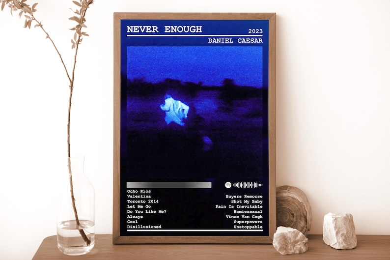 Daniel Caesar Poster Print | Never Enough Album Poster | Music Poster ...