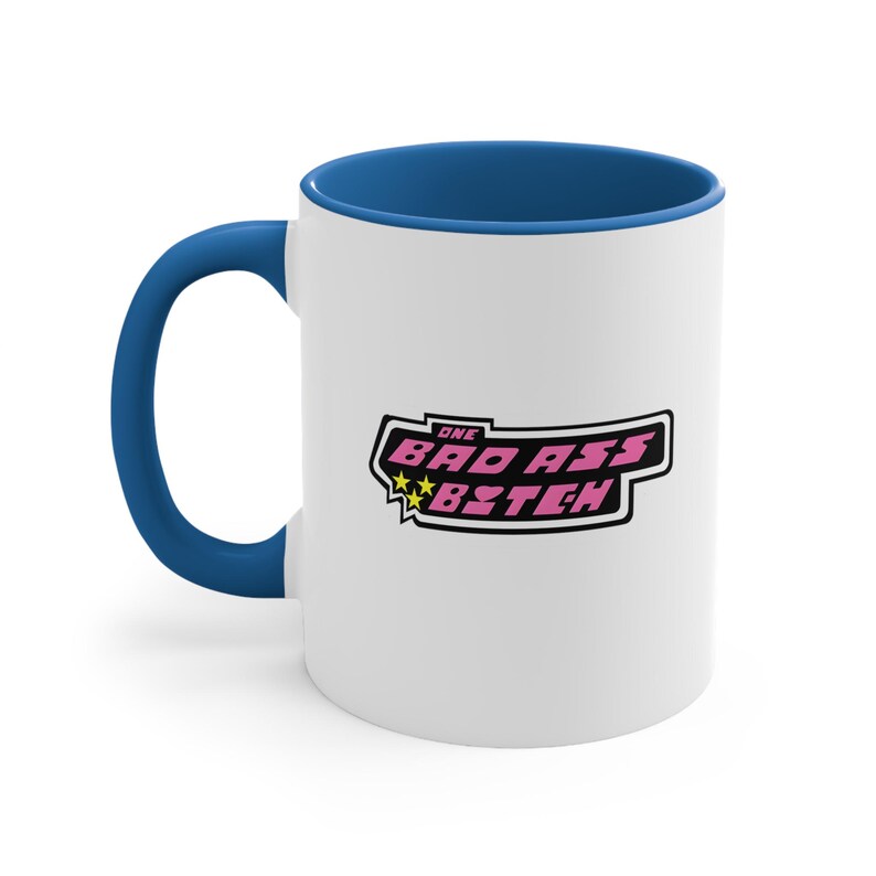 Powerpuff Girls Bubbles Baddie Mug 11oz White-blue | PPG Mugs ...
