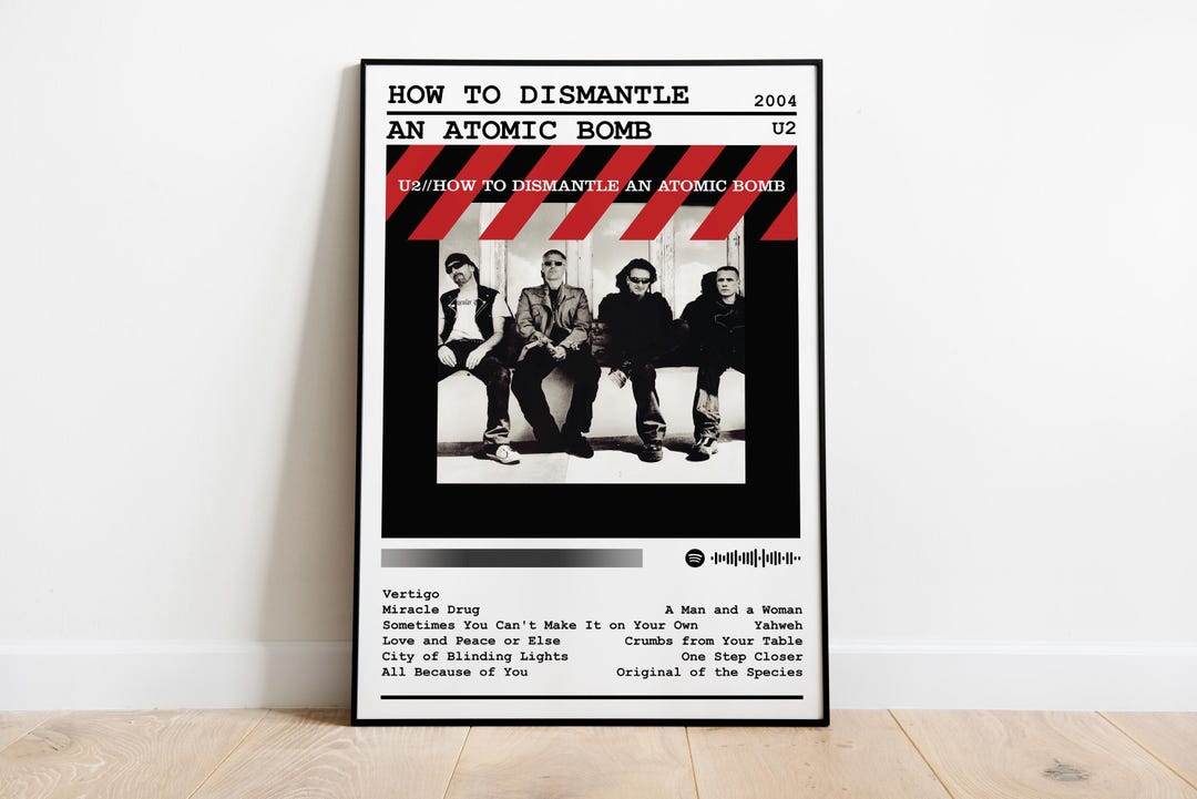 U2 Poster Print | How to Dismantle an Atomic Bomb Album Poster | Music ...