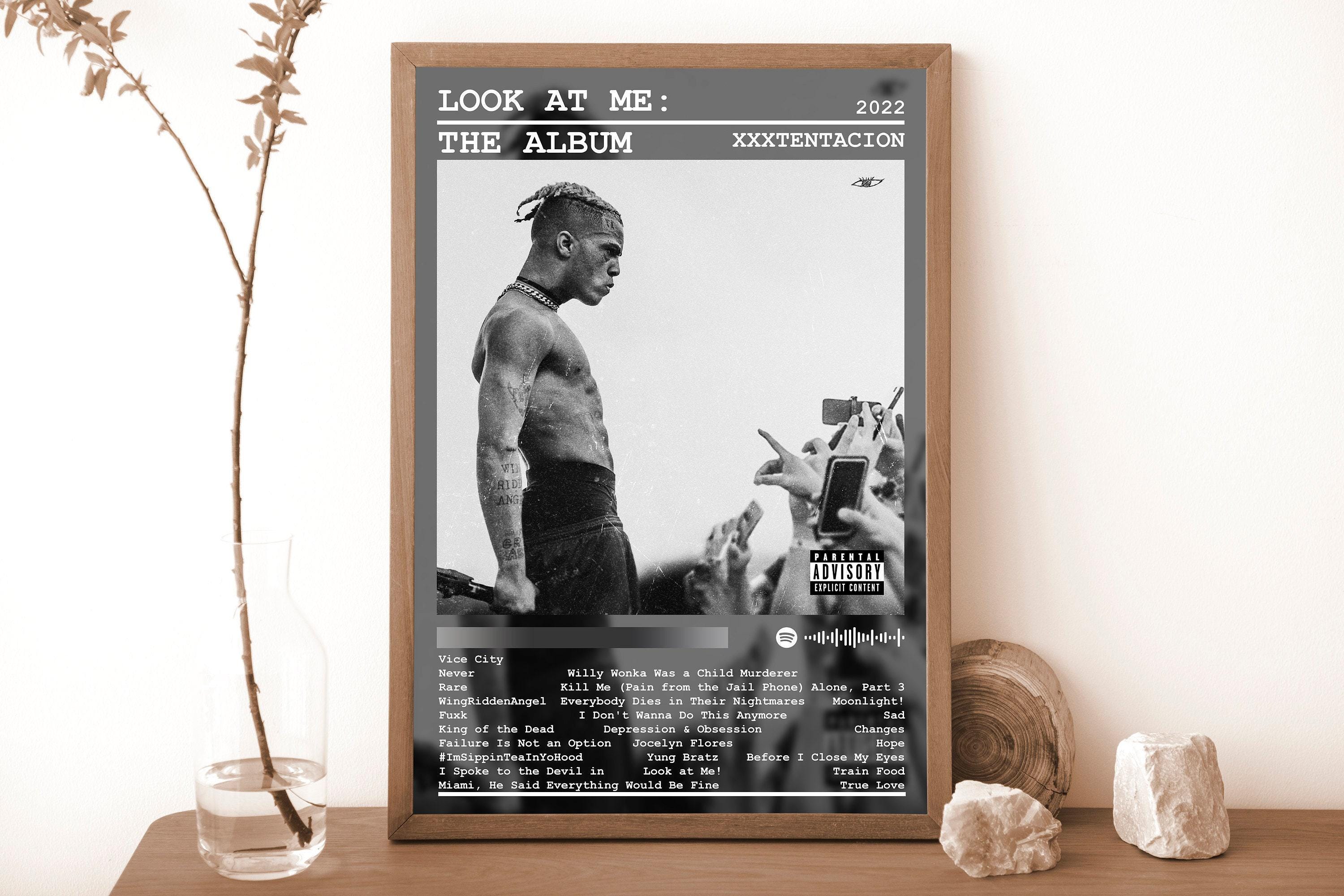 Xxxtentacion Poster Print | Look at Me Album Poster | Music Poster ...