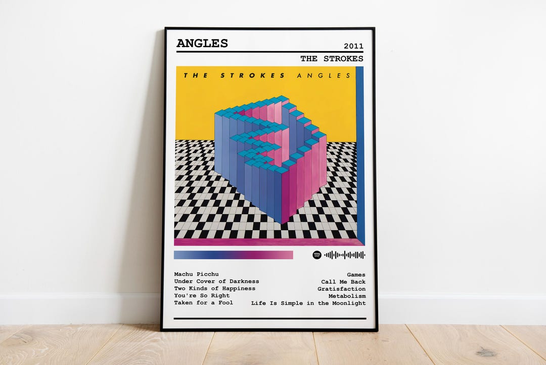The Strokes Poster Print | Angles Album Poster | Music Poster | Album ...