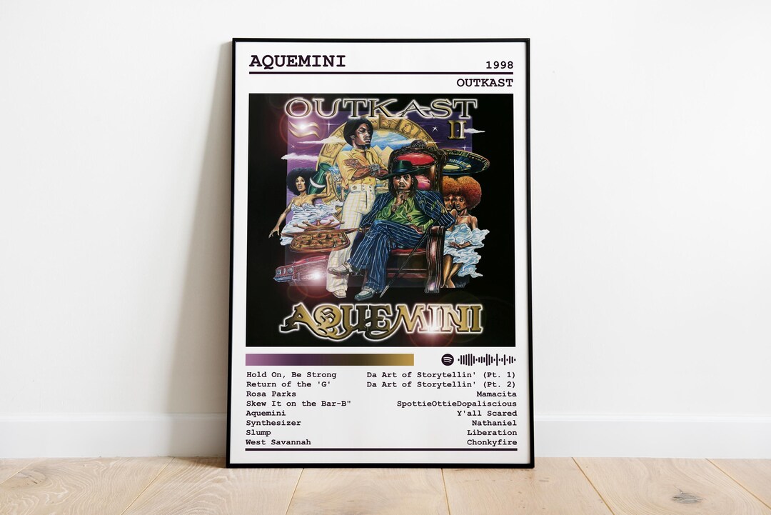 Outkast Poster Print Aquemini Album Poster Music Poster Album Cover ...