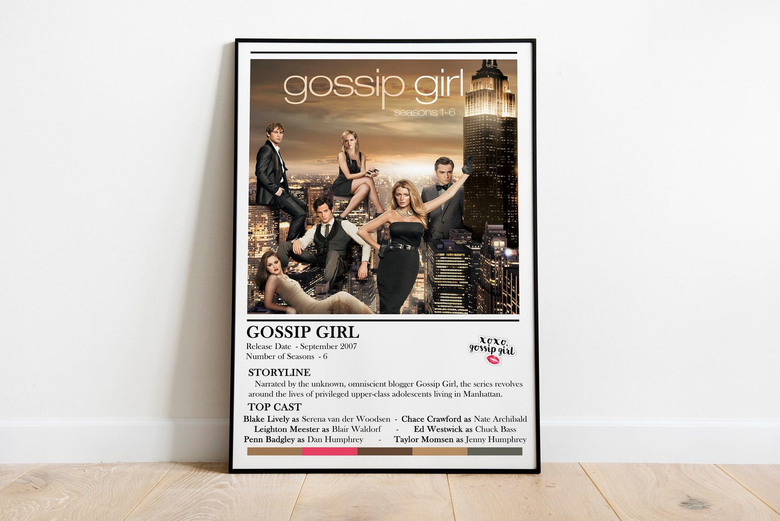 Gossip Girl TV Show Poster | Gossip Girl TV Serie Poster Print | Gossip ...