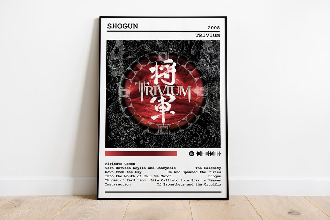 Trivium Poster Print | Shogun Album Poster | Music Poster | Album Cover ...